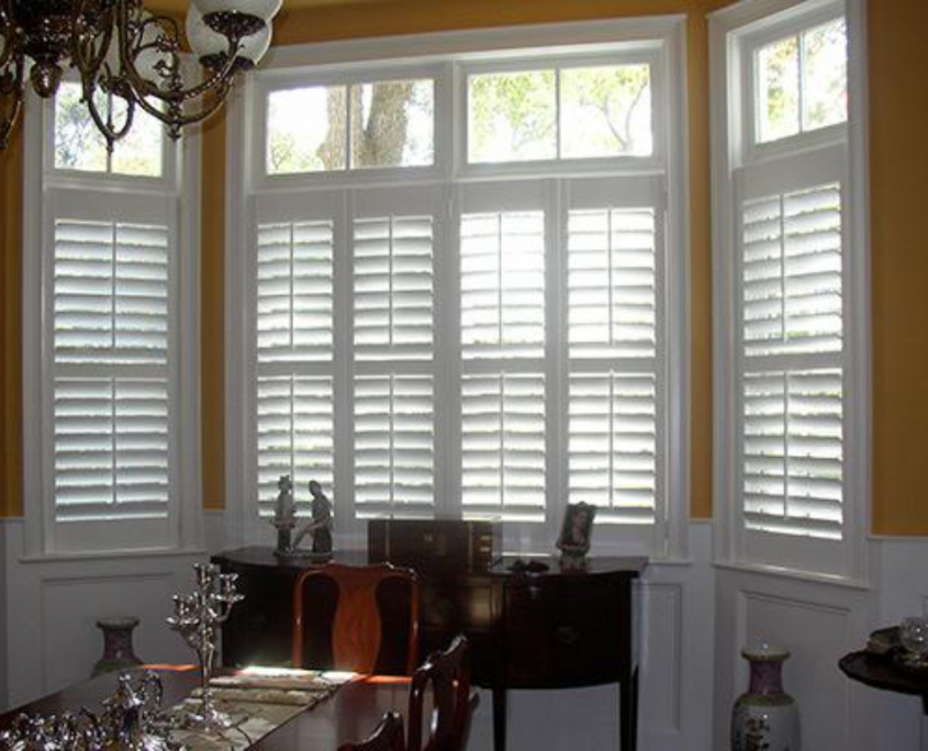 Living Room Window Wooden Shutters in Dubai | Shutters Dubai
