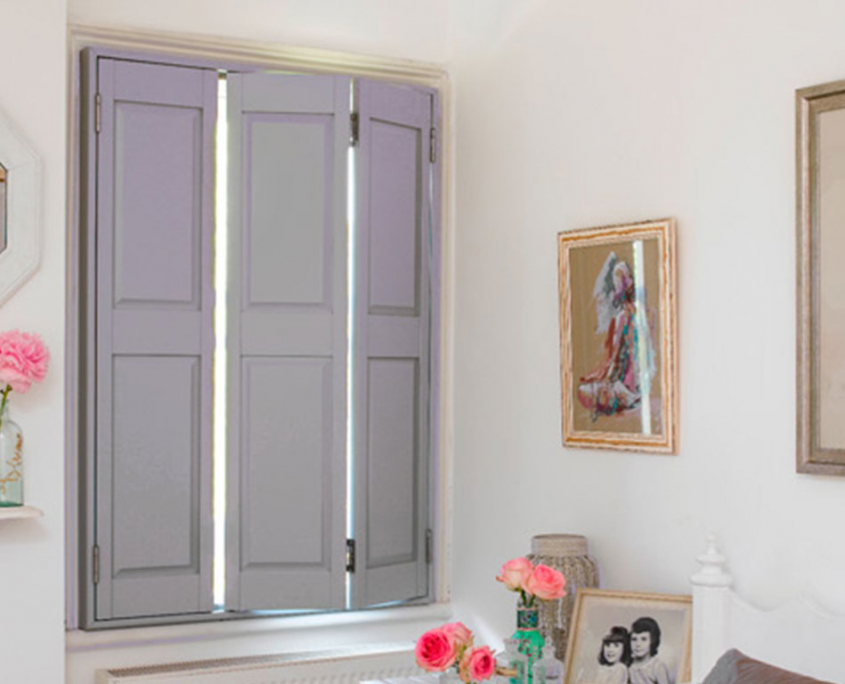 Wood Panel Window Shutters | Solid Wooden Shutters