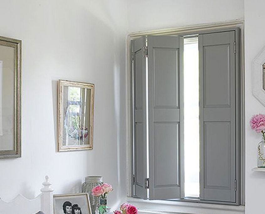 Wood Panel Window Shutters | Solid Wooden Shutters