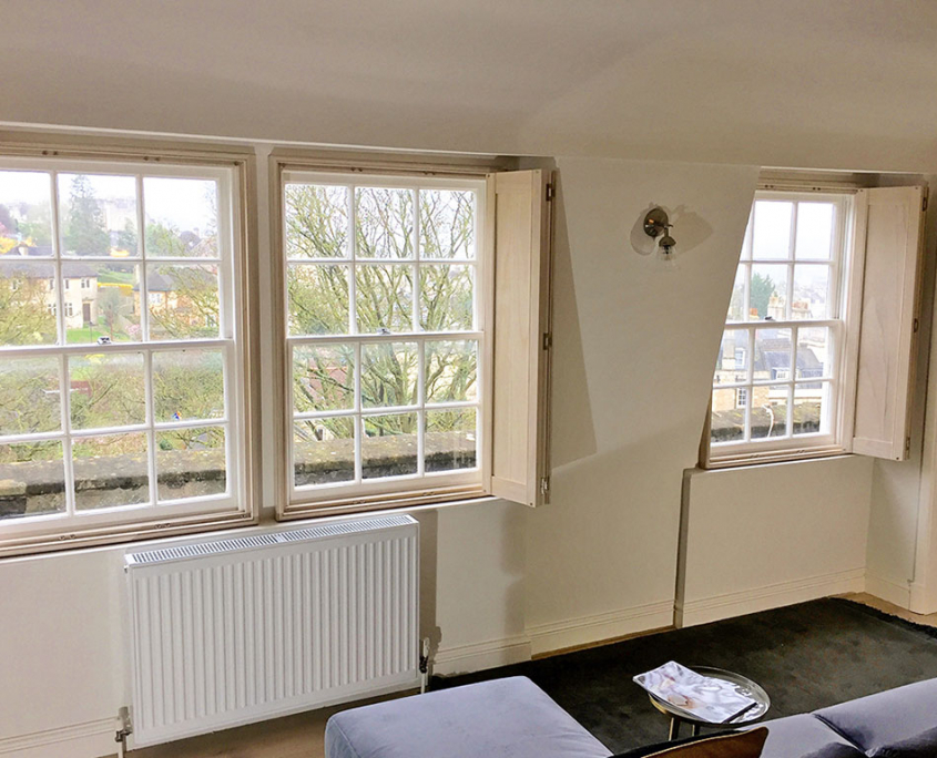 Wood Panel Window Shutters | Solid Wooden Shutters